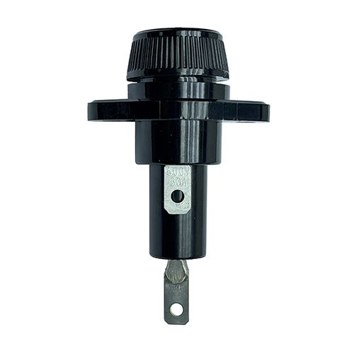 Panel mounted fuse holder store